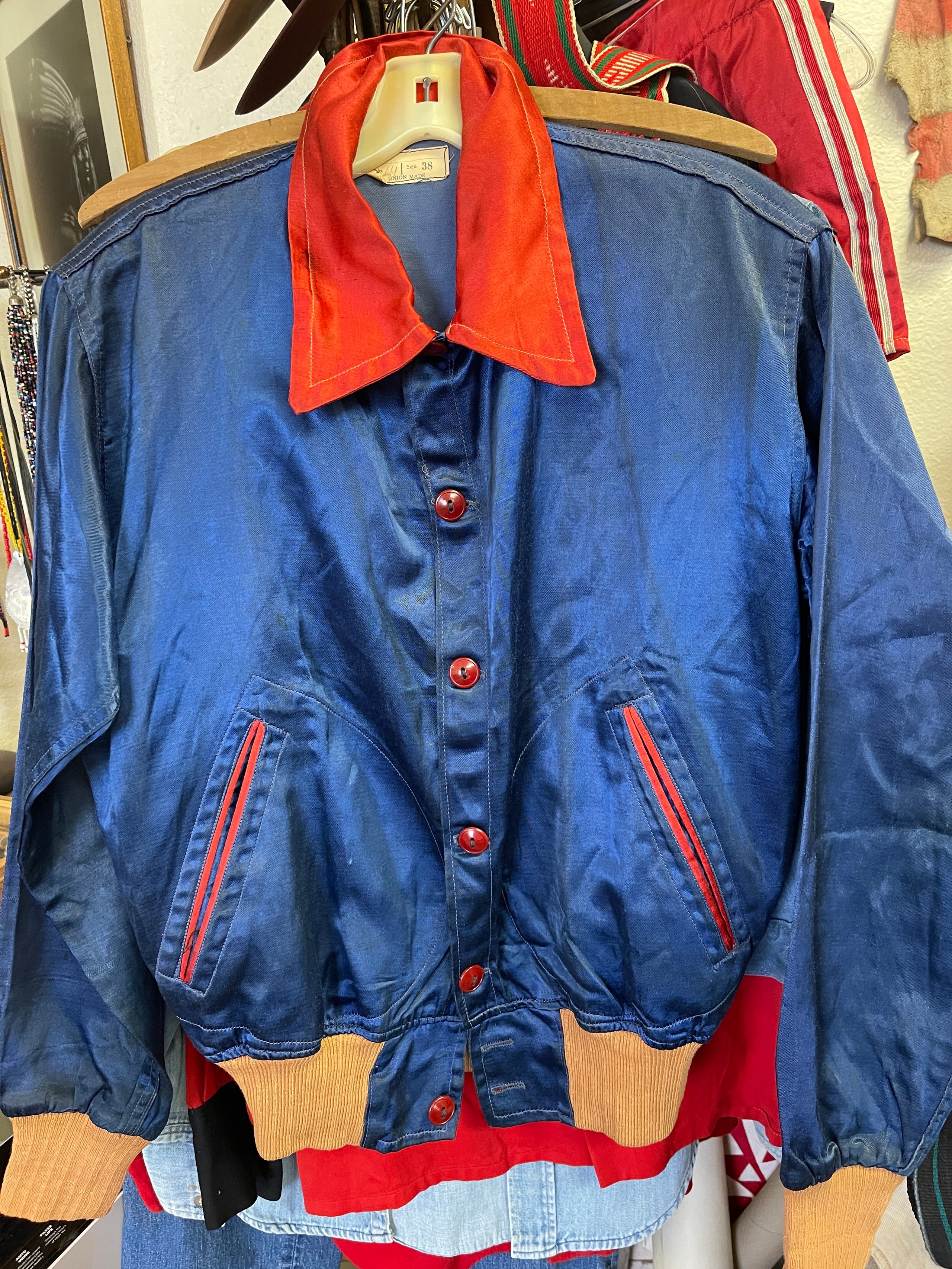1950s WESTWOOD YMCA SATIN JACKET | Santa Fe Vintage