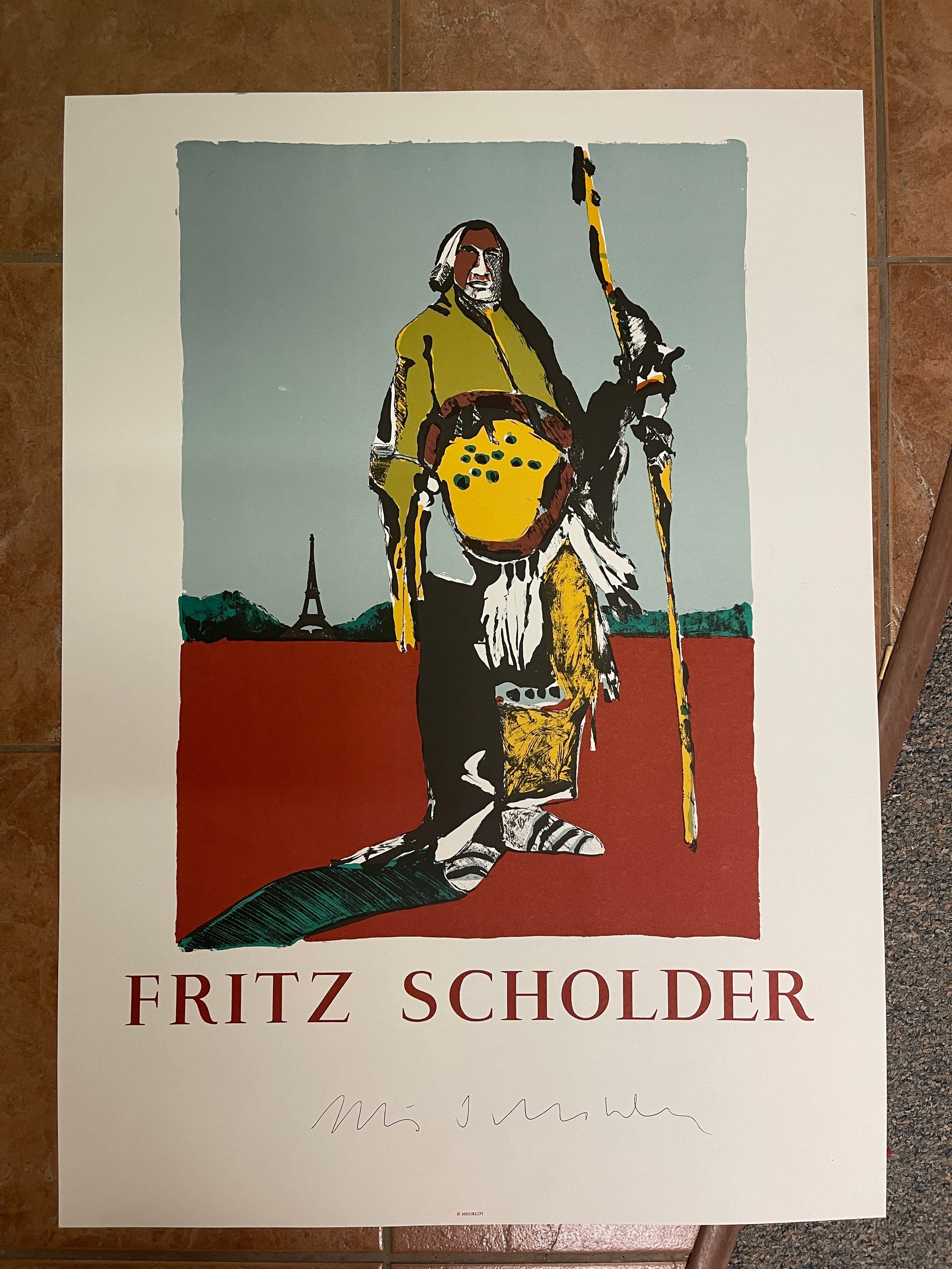 1977 FS LITHOGRAPHS /POSTER SIGNED | Santa Fe Vintage